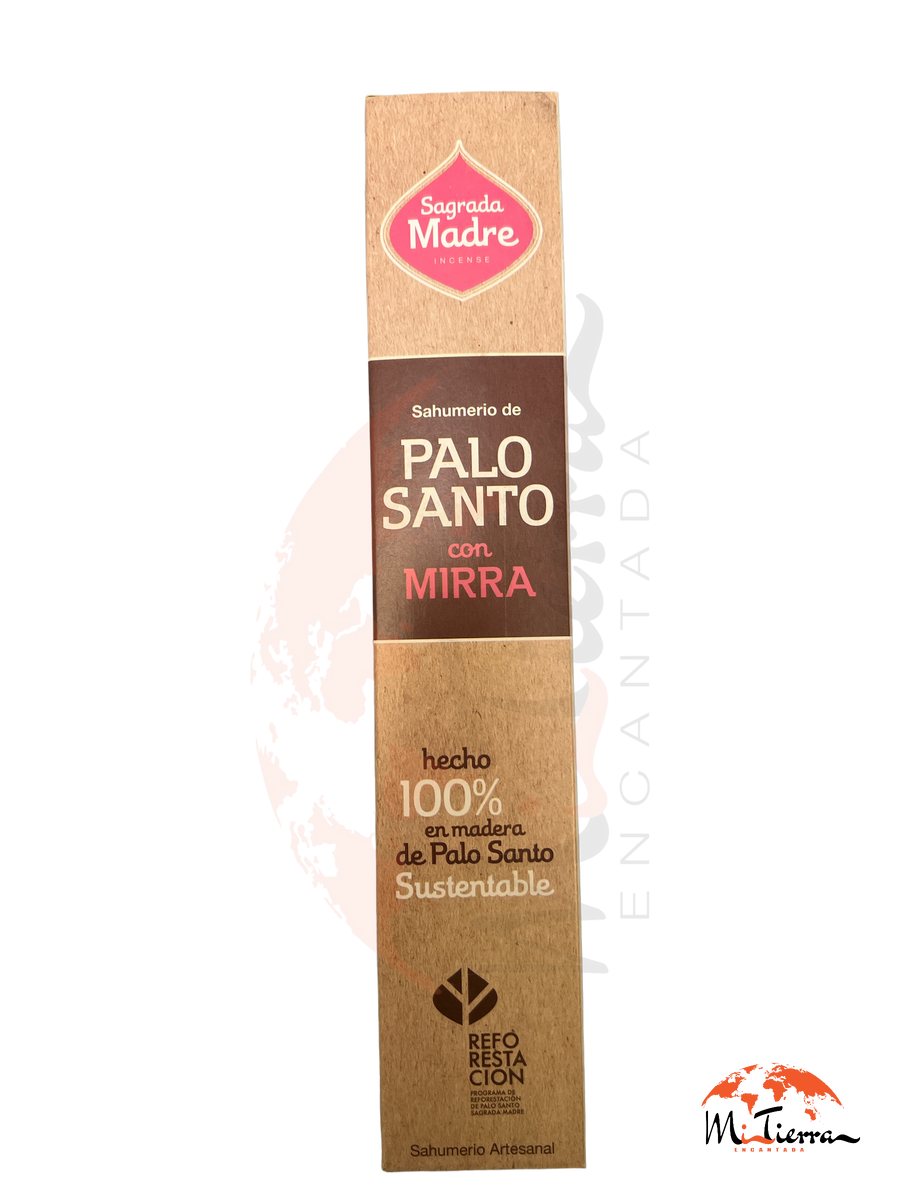 Sahumerio Sagrada Madre Palo Santo con Mirra – Mi Tierra Encantada